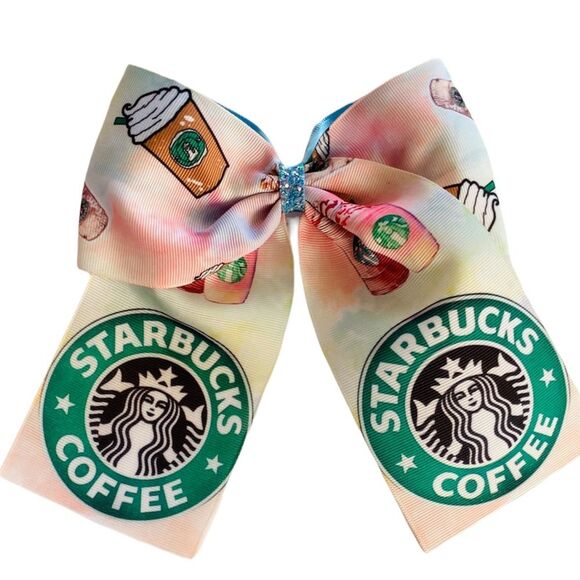 Accessories | Starbucks Cheer Hair Bow For Girls | Poshmark
